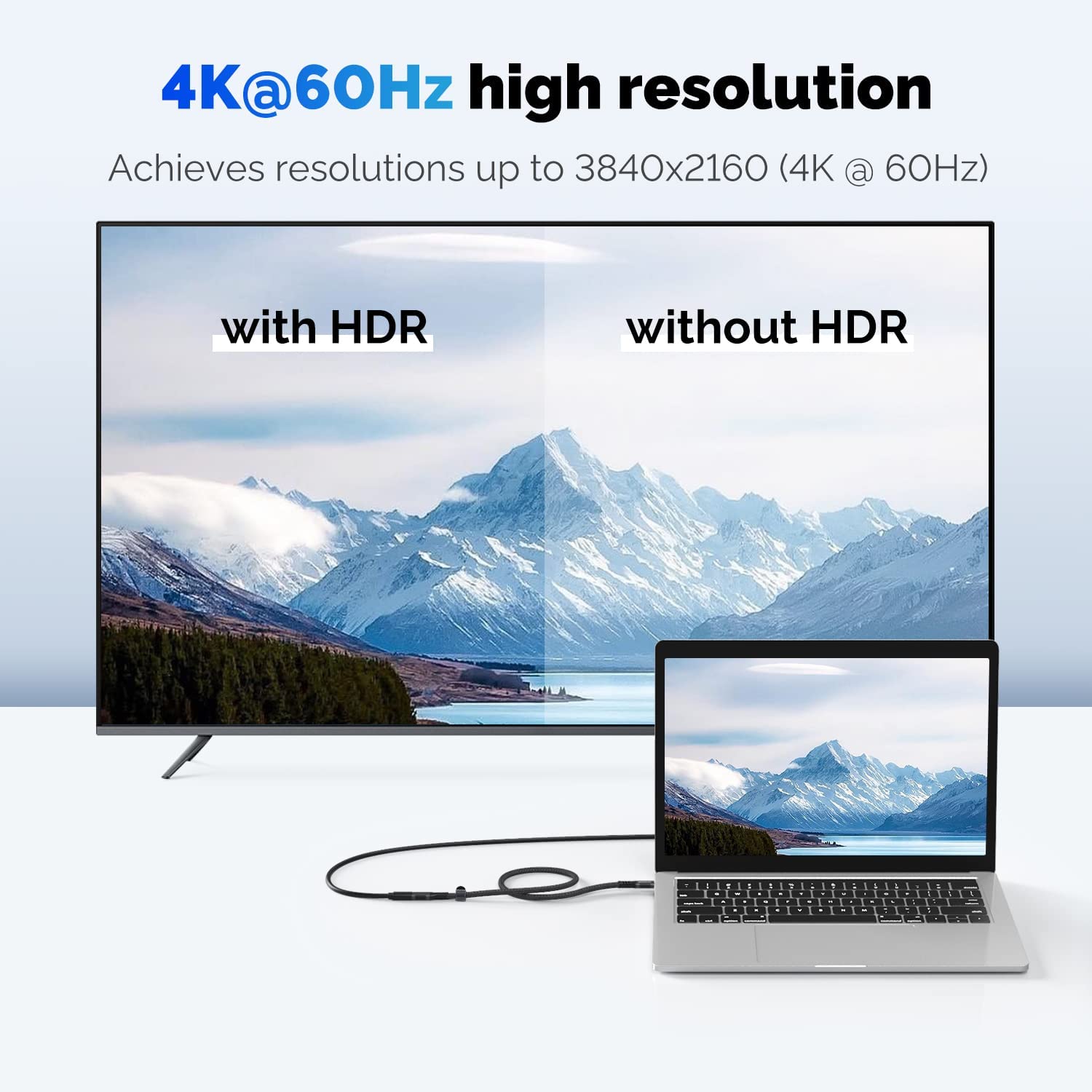 aceyoon USB C 100W Extension Cable 1.6ft, USB 3.1 Type C PD 10Gbps Male to Female Extender Support QC 3.0 Fast Charge and 4K@60Hz Video Sync Compatible for Dell, Galaxy S21, Pad/Pad Pro/Pad Mini/Mac