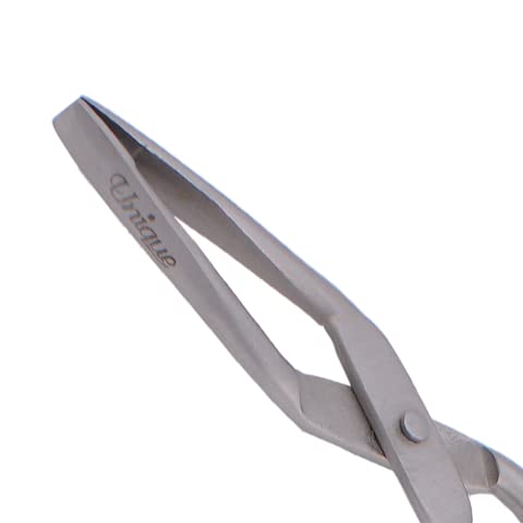 Tweezers - Eyebrow Scissor Handle Tweezer - Straight Tip, German Stainless Steel, Hair Removal, Facial - By The Unique Edge