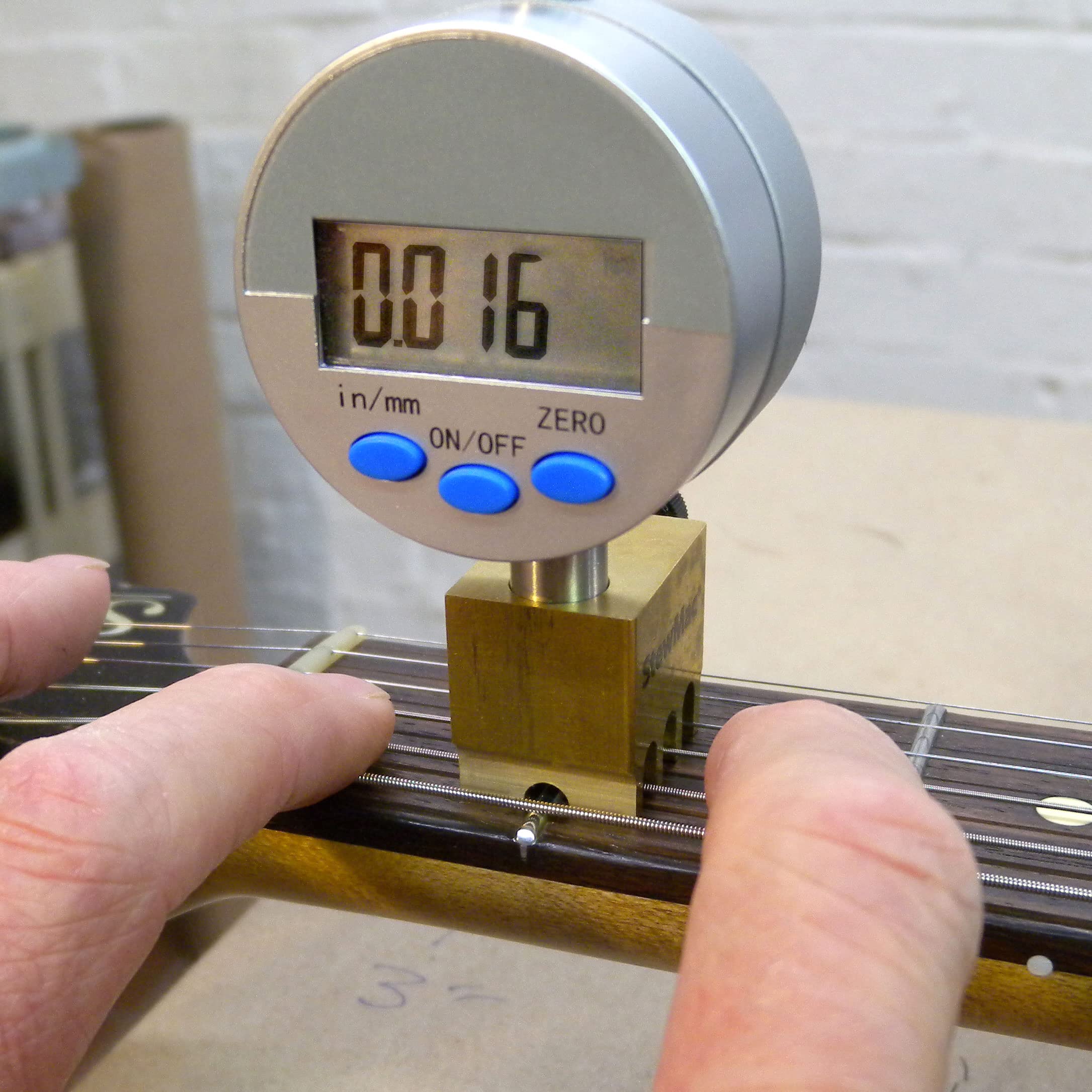 StewMac Digital Nut Slotting Gauge, For Guitar and Most Instruments (12203)