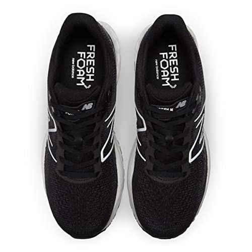 New Balance Men's Fresh Foam X 880 V12 Running Shoe, Black/Lead/Light Aluminum, 10 Wide