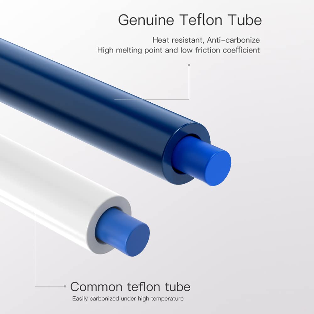 Creality Official 2 Meter Capricorn Teflon Tube PTFE Bowden Tubing 1.75mm Filament, Low Friction for Ender 3 Ender 3 Pro Ender 3 V2, Ender 5 Ender 5 Pro, CR-10, CR-6 SE All FDM 3D Printer of Creality