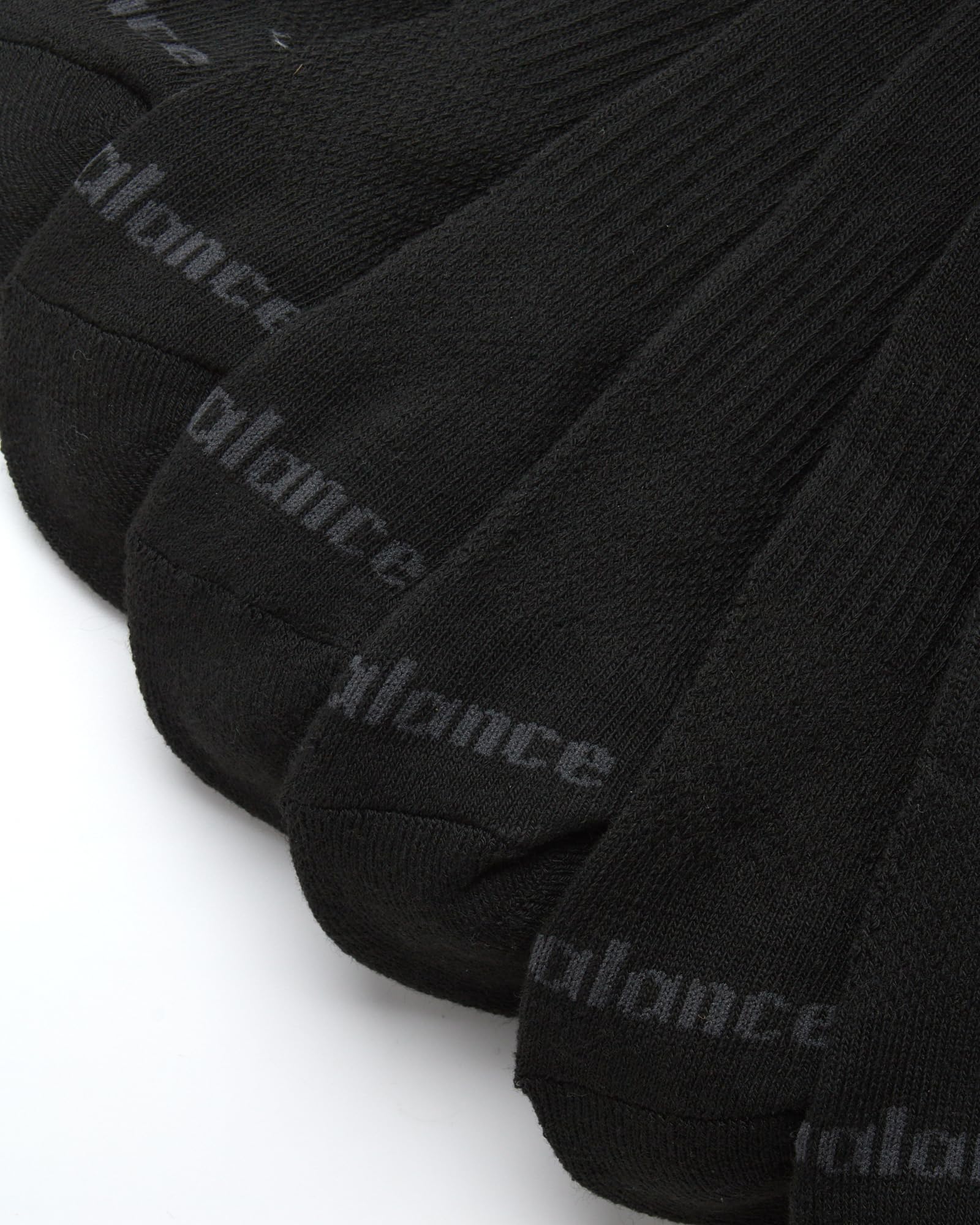 New Balance Men's Athletic Arch Compression Cushion Comfort Quarter Socks (6 Pack), Size 6-12.5, White/Grey