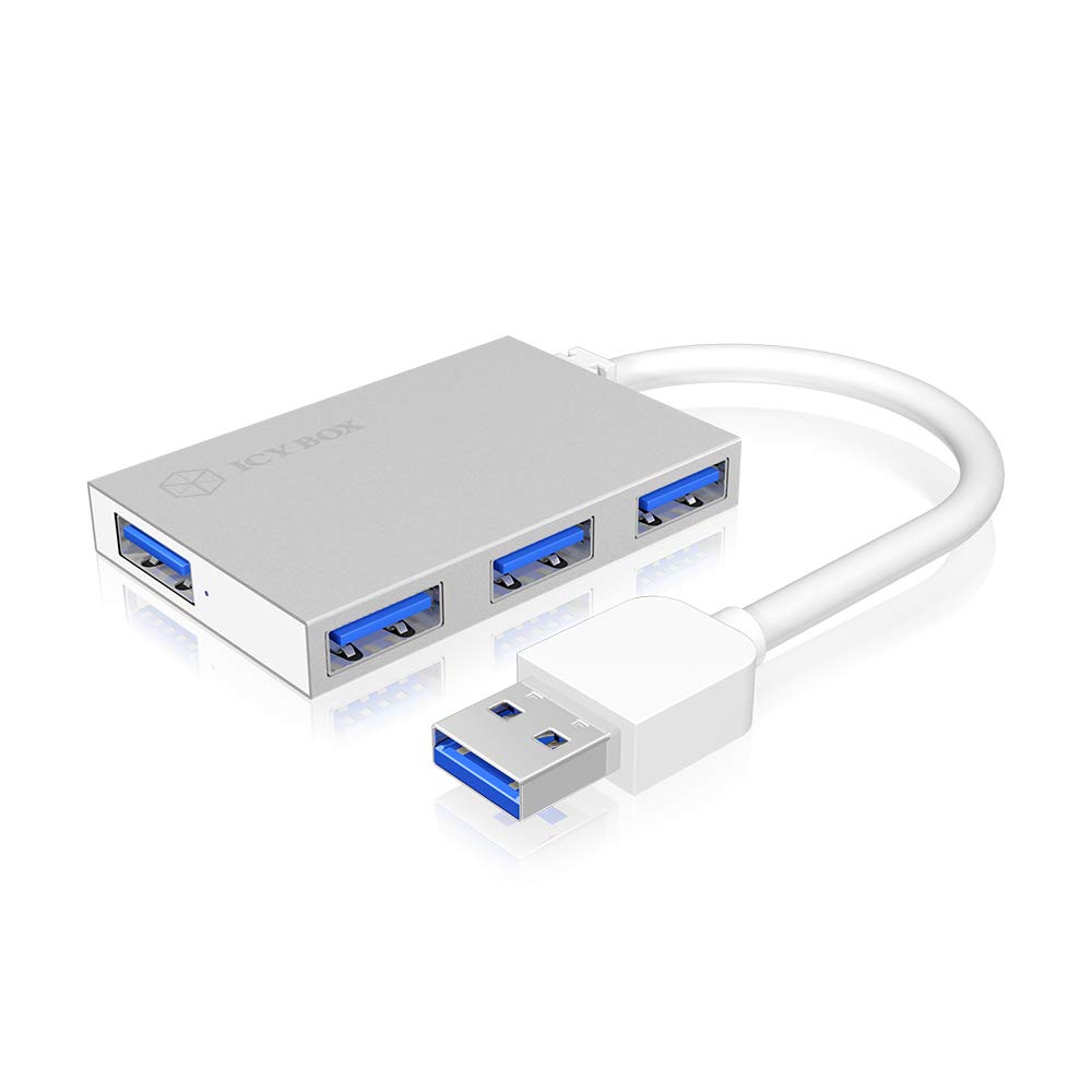 Icybox IB-HUB1402 4 x USB 3.0 Hub to USB 3.0 Port