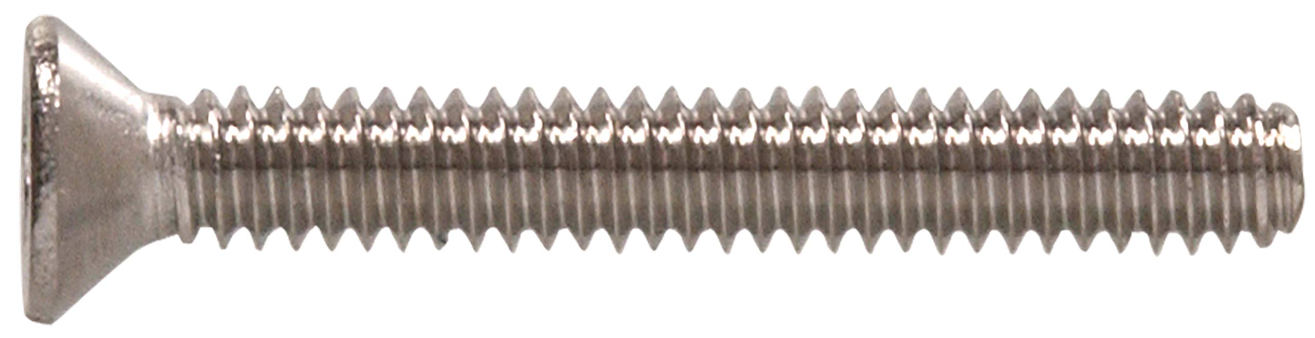 Hillman 44109 6-32 x 3-Inch Flat Head Phillips Machine Screw, Stainless Steel, 15-Pack