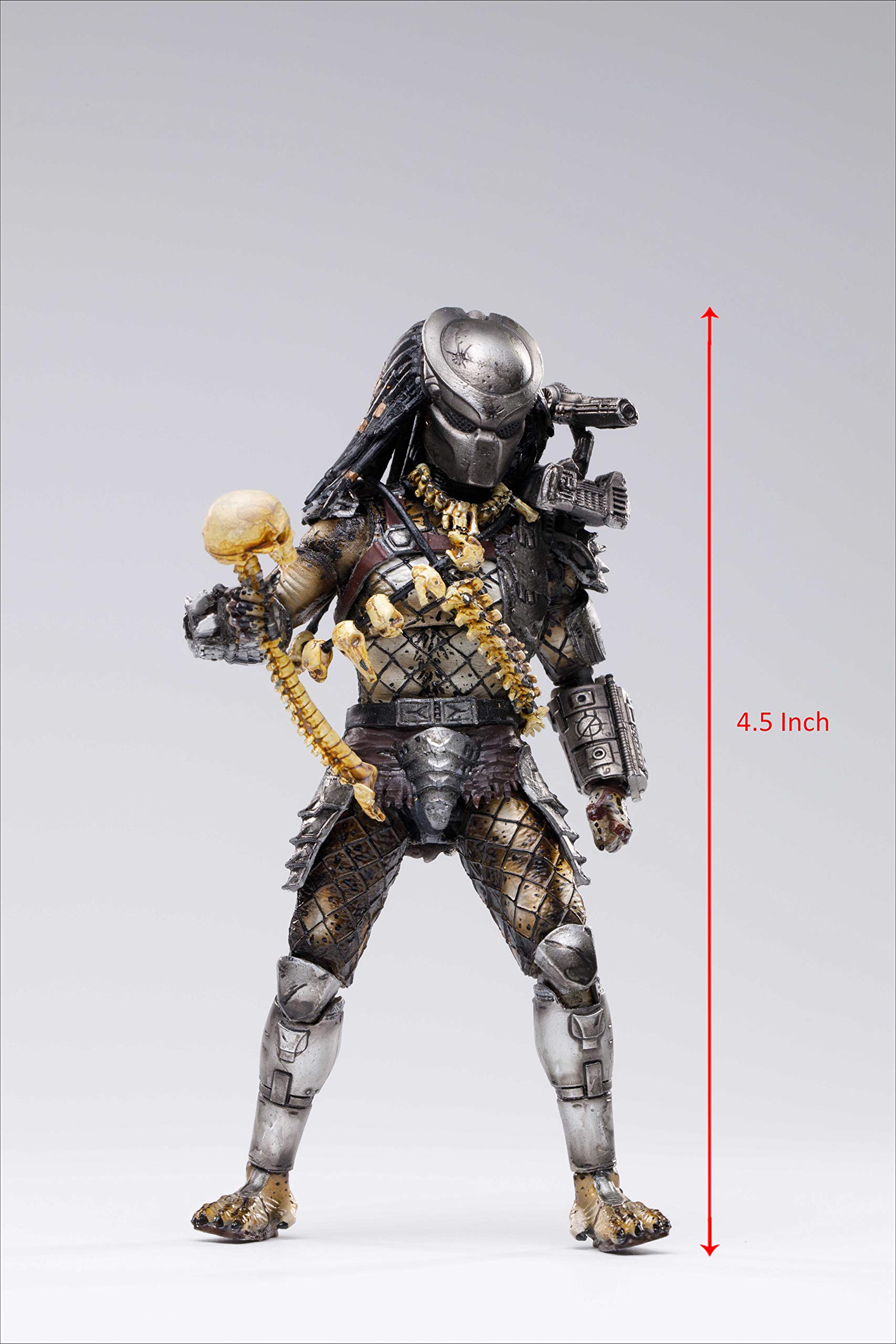 Hiya Toys Predator: Jungle Predator (Version 2) 1:18 Scale Action Figure, Multicolor