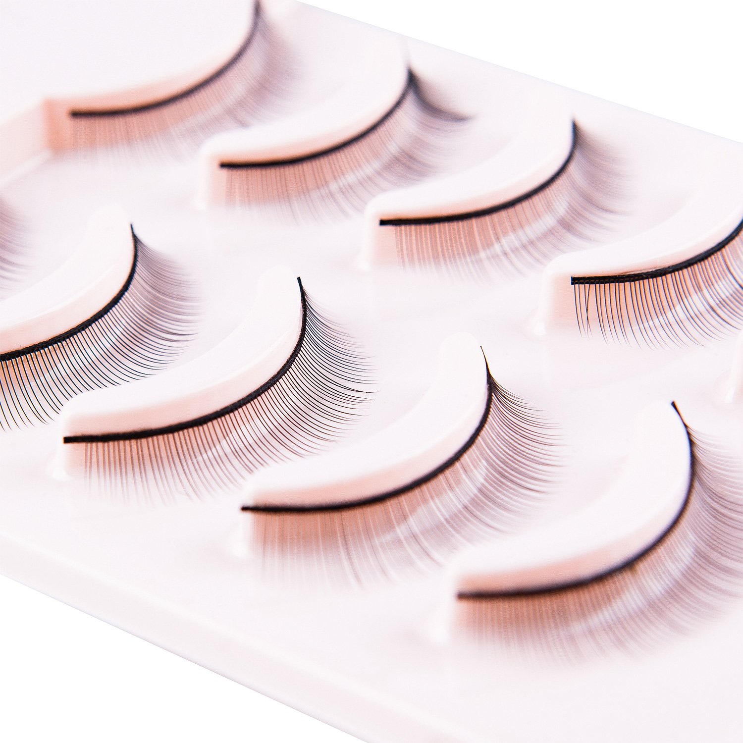 Kenzie Beauty Training Lashes for Eyelash Extension Teaching Practice Lashes 5 Pack
