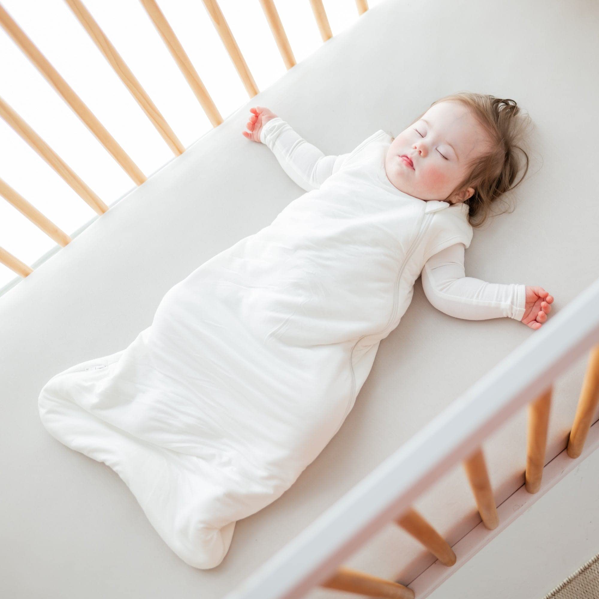 KYTE BABY Unisex Rayon Made From Bamboo Sleep Bag for Babies and Toddlers, 1.0 Tog (Medium, Cloud)