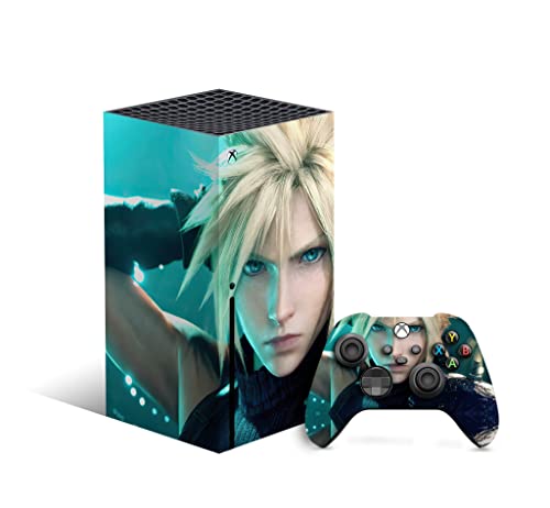 Adventure Fantasy World X-box-Series-X Skin Stickers Decal Full Body Vinyl Cover for Microsoft X-box-Series-X Console and Controllers