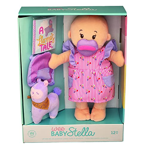 Manhattan Toy Wee Baby Stella Deluxe Cherry Blossom 12" Soft Baby Doll Set