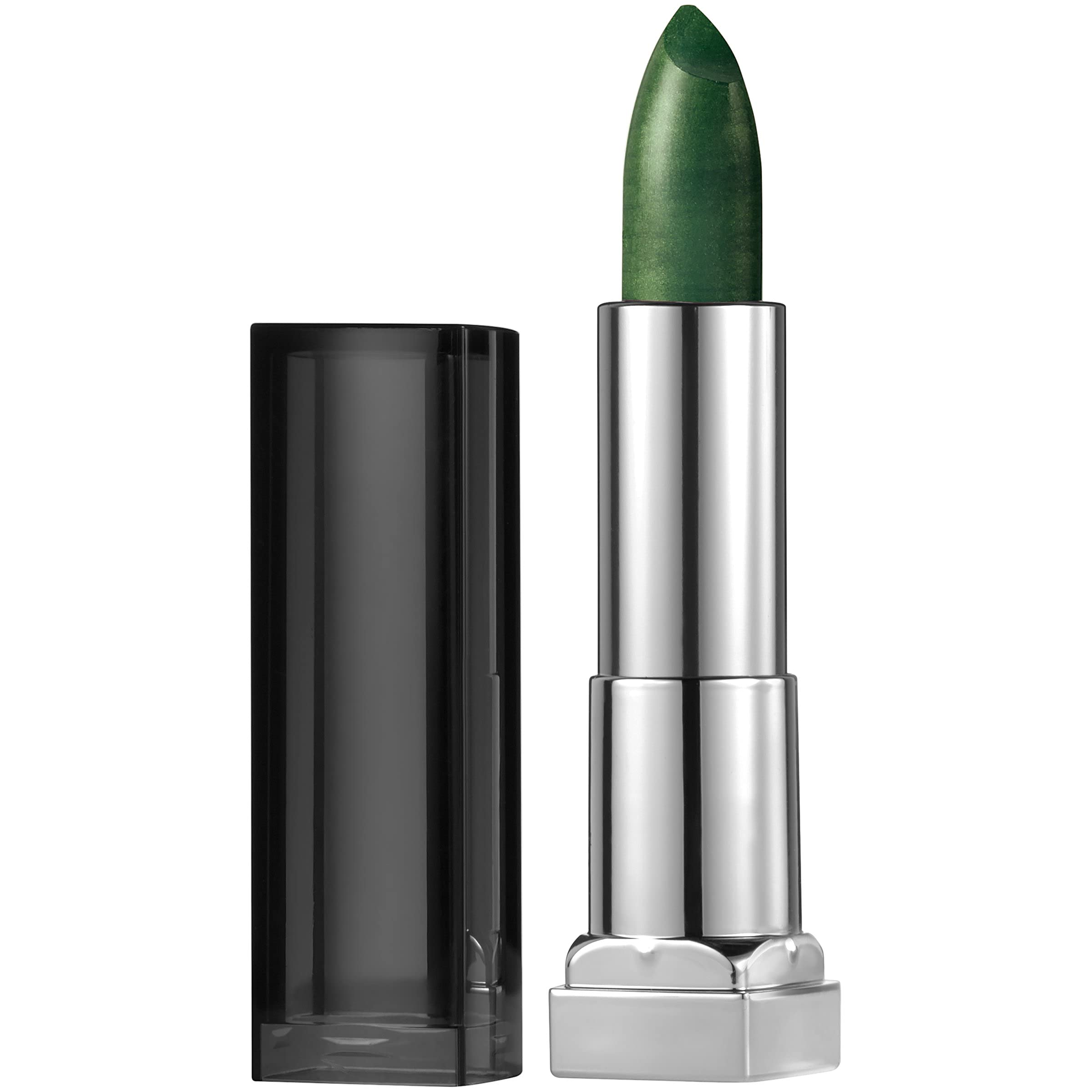 Maybelline New York Color Sensational Green Lipstick Metallic Lipstick, Serpentine, 0.15 oz, 1 Count