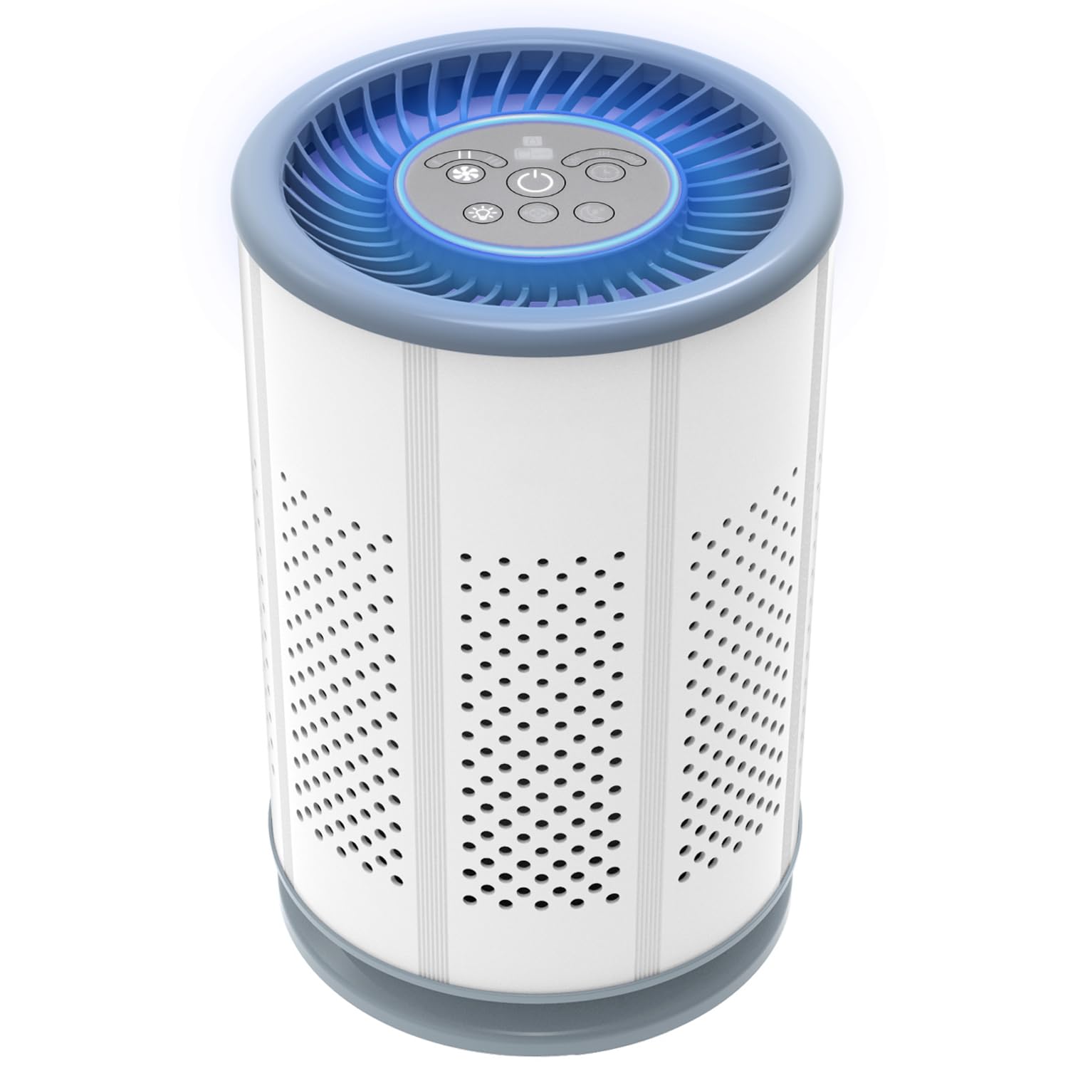 Air Purifiers for Bedroom Home, 4-Stage Hepa Air Purifier Air Cleaner for Baby Room Pets Dorm, Filters Smoke, Pet Dander, Odor, Air Purifier for Office, Desktop, Portable