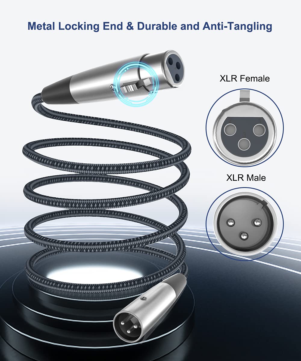 AkoaDa XLR Microphone Cable (3.3, Grey)
