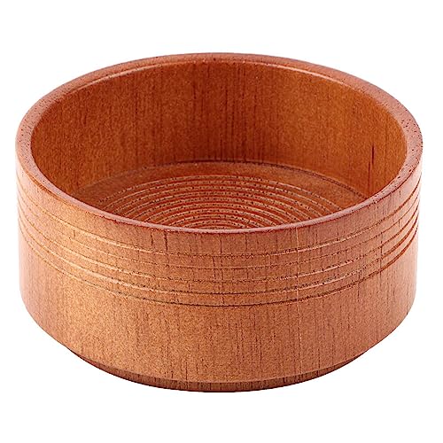 Akozon Shaving Mug, shaving bowl, Wooden Shaving Soap Bowl Cup Mug beard soap assembly proraso Man Shaver Razor Cleansing Foam Round owl Tool For