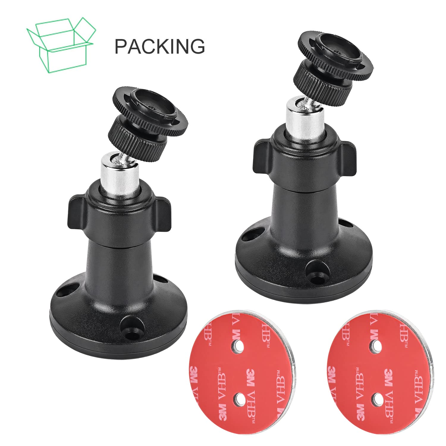 ALERTCAM 2Pack Magnetic Wall Mount for All-New Blink Outdoor/Indoor Camera, Blink XT / XT2, Blink Mini, Attach Your Blink Camera to Steel or Any Magnetic Surfaces with No Tools or Screws