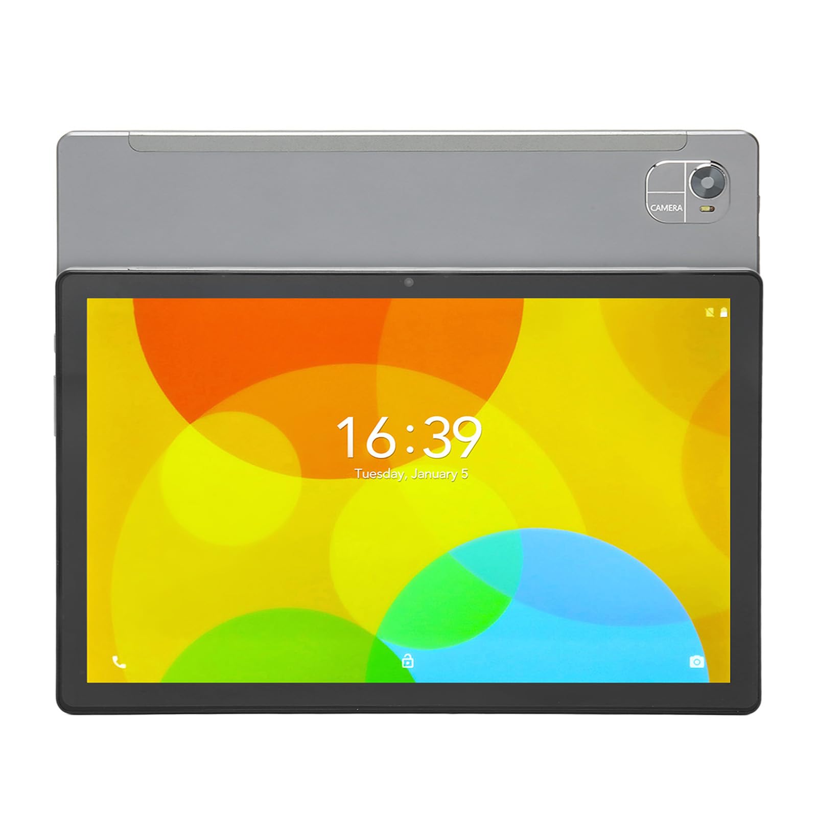 Airshi Tablet PC, 4G LTE 5G WiFi 12GB 256GB Memory 2 in 1 Tablet US Plug 100β240V Octa Core CPU 10.1 Inch FHD for School (US Plug)