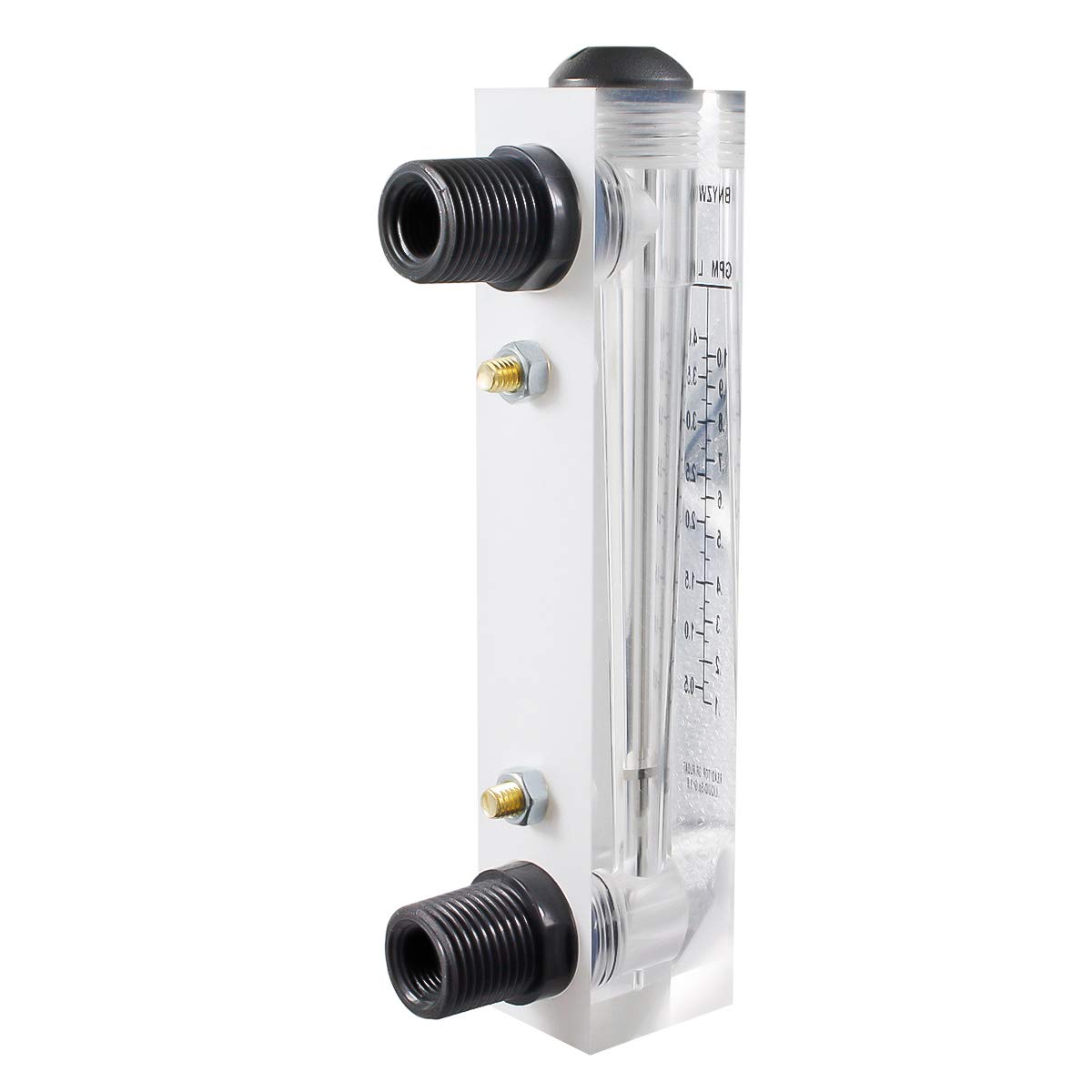 BNYZWOT Tubig Liquid Daloy ng Metro Flowmeter 1/2 PT Thread M-15 0.1-1GPM 0.5-4LPM