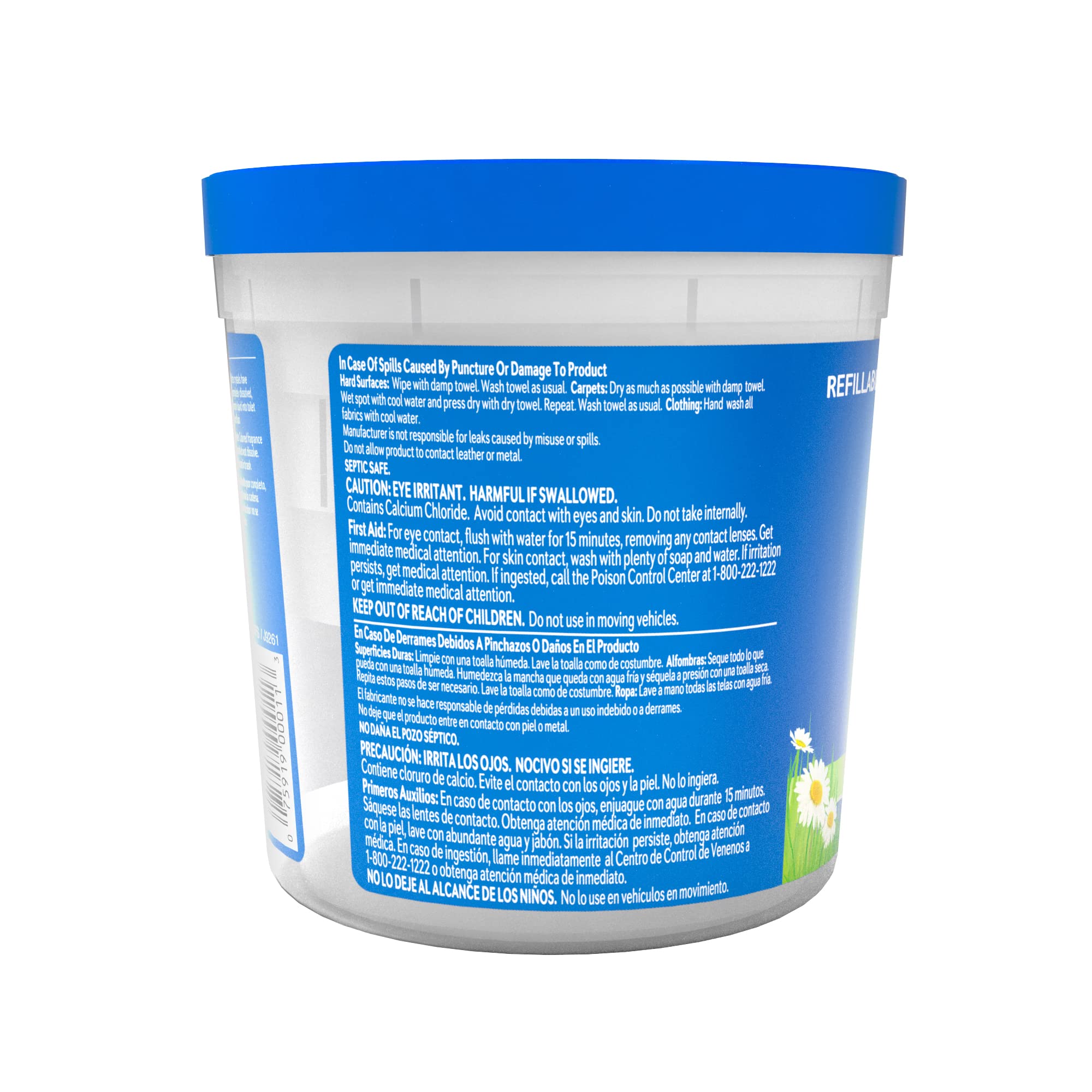 DampRid Fresh Scent Refillable Moisture Absorber - 10.5oz cup β Traps Moisture for Fresher, Cleaner Air