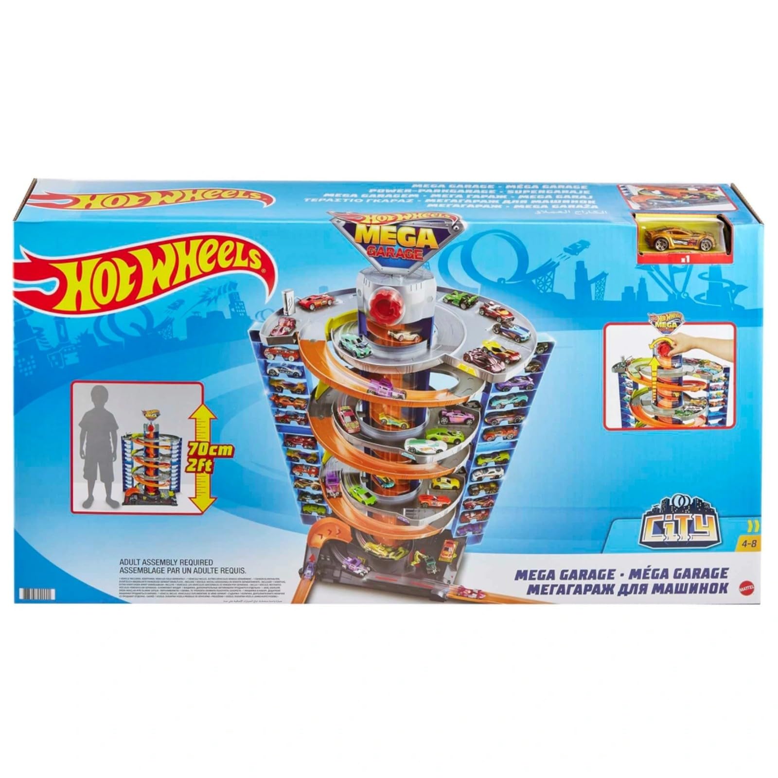 Hot Wheels Mattel City 50 New Mega Garage