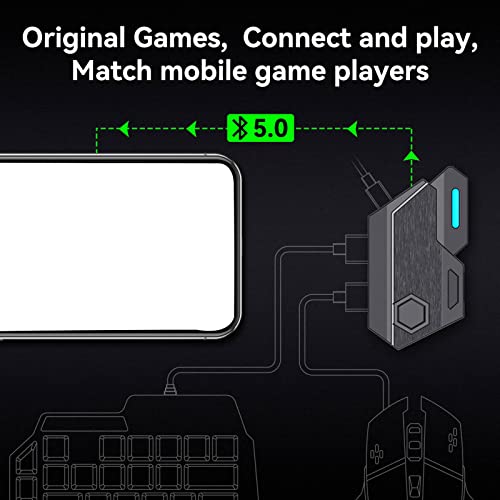Mobile Game Controller Converter, Mobile Game Throne Converter Support iOS Operating System Wide Range of Applications for Play Games