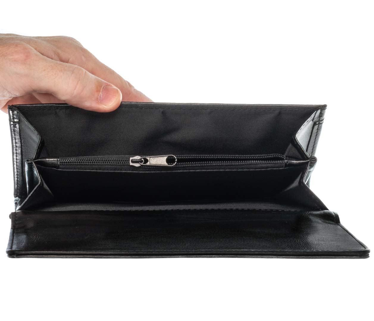Fox Wallet Women | Trifold Clutch Wallets For Women | Fox Purse | High Capacity Womens Wallet | Fox Checkbook Wallet | Unique Women Wallets | Fox Wallets For Girls | Vegan Leather Wallets For Women