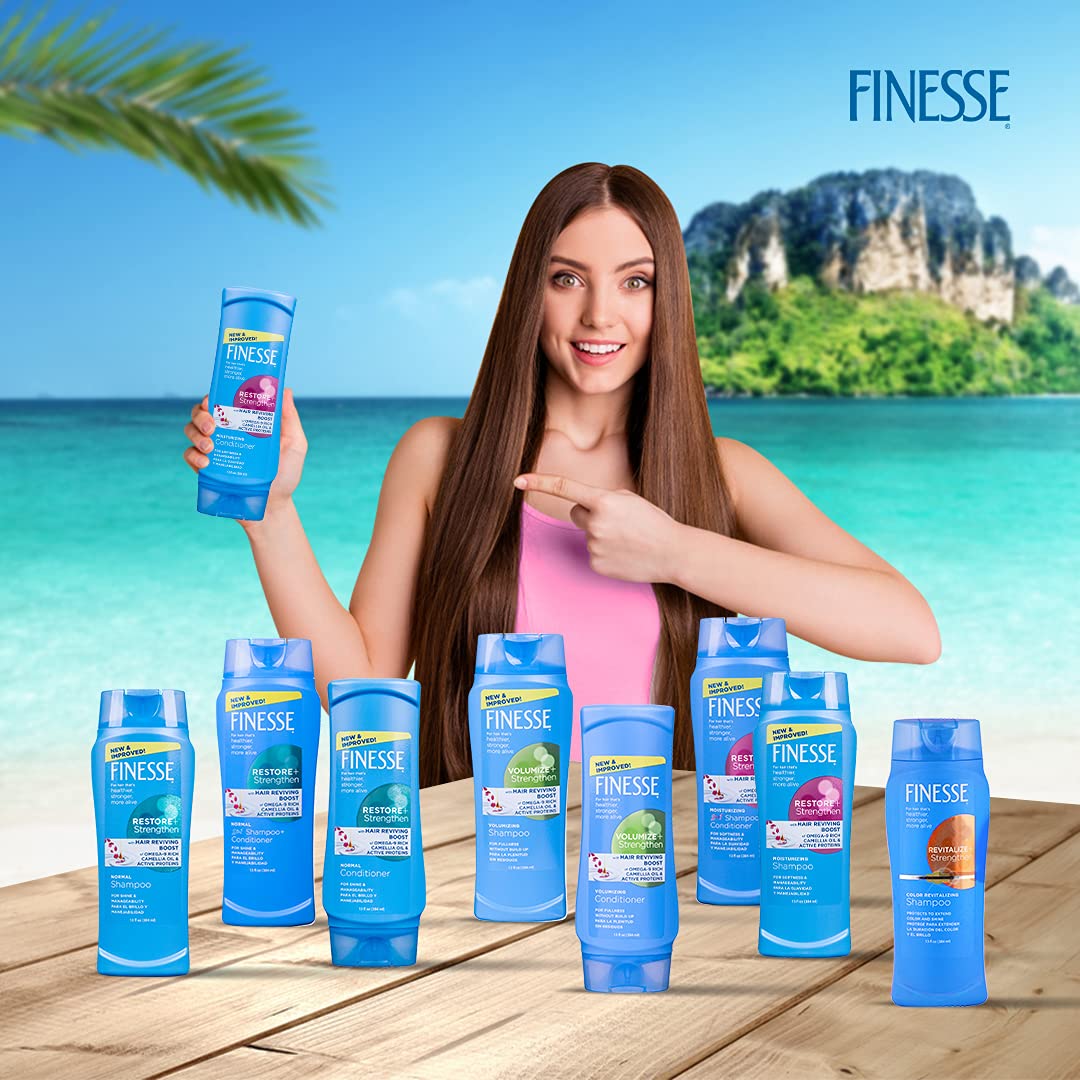 FINESSE Restore + Strengthen, Moisturizing Conditioner 13 oz