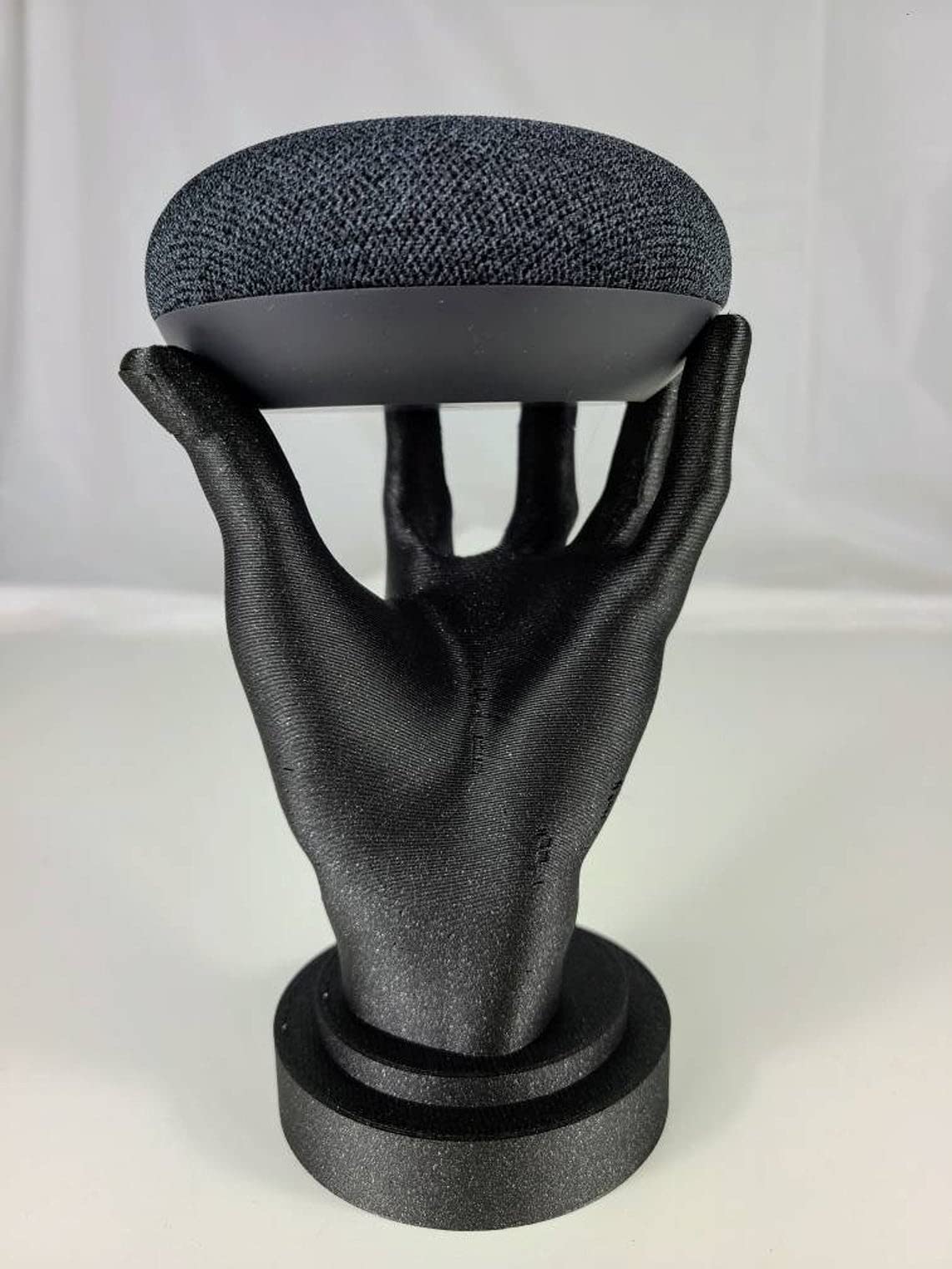 Dancyn Studios Living Hand Stand for Google Home Mini & Google Nest Mini, Echo Dot 3rd Generation Smart Home Audio Speakers, Sparkle Black, One Size