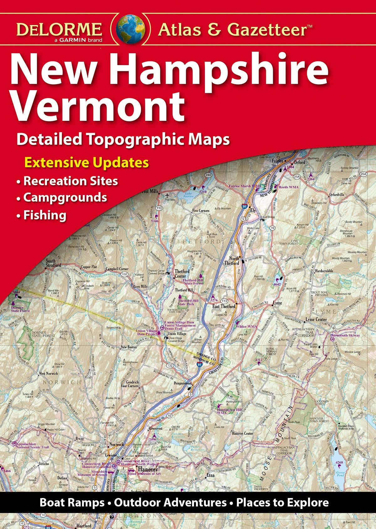 Delorme New Hampshire/Vermont Atlas & Gazetteer (Delorme Atlas & Gazetteer)
