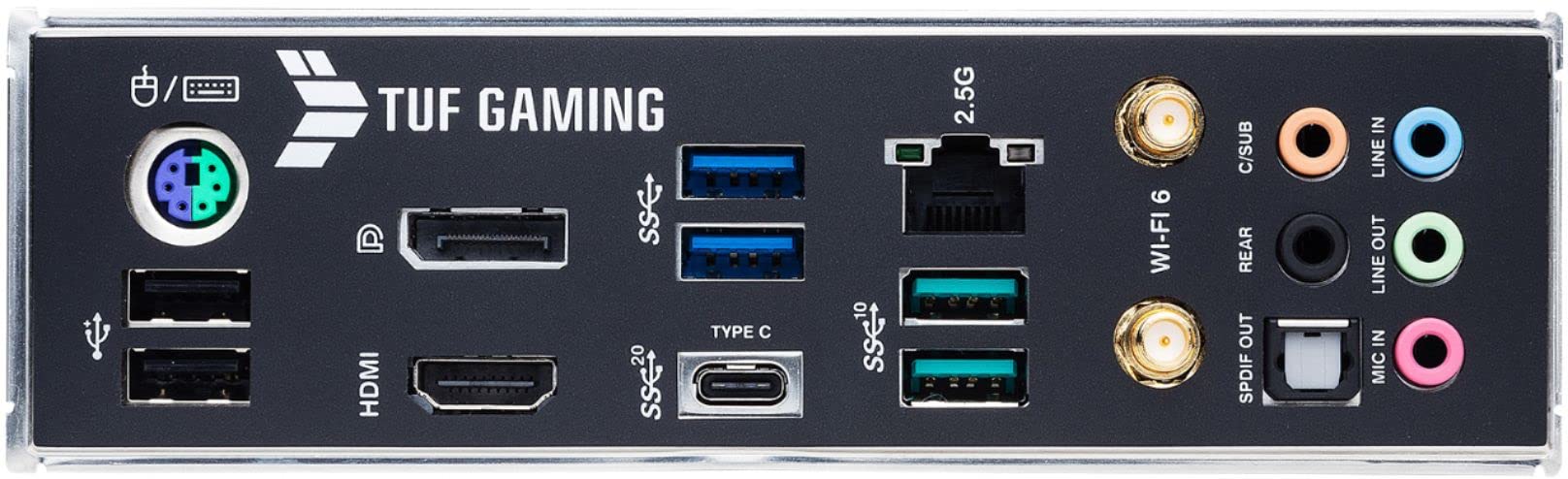 Asus TUF Gaming Z590-Plus WiFi 6 Socket LGA 1200 ATX Motherboard, Intel 11th/10th Gen Processors, 4 x DIMM 128GB DDR4, 14+2 Power Stage, USB 3.2, Bluetooth 5.1, Windows 10, Black, with MTC HDMI Cable