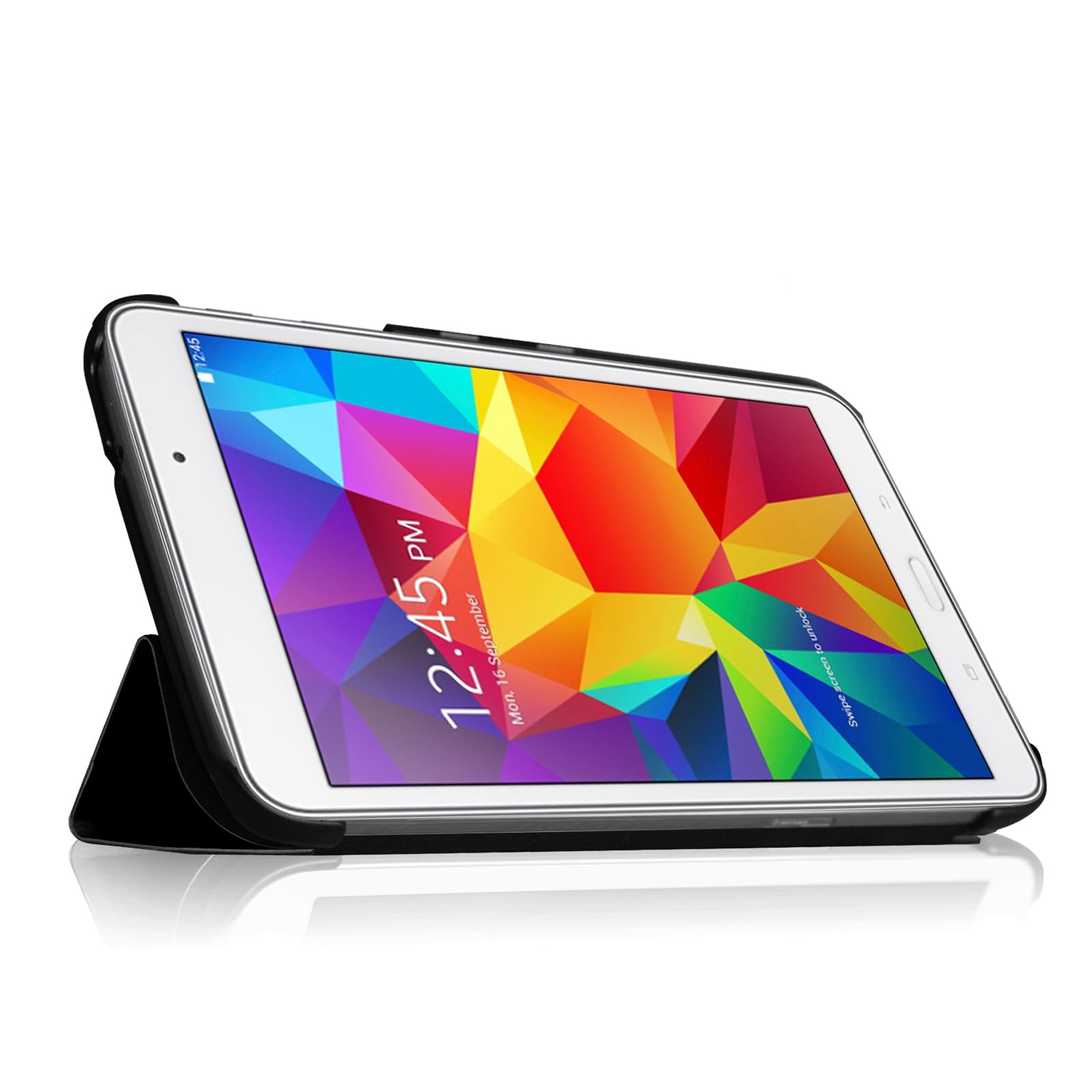 Fintie Slim Shell Case for Samsung Galaxy Tab 4 8.0 (8-Inch) Case - Ultra Lightweight Protective Stand Cover with Auto Sleep/Wake Feature, Black