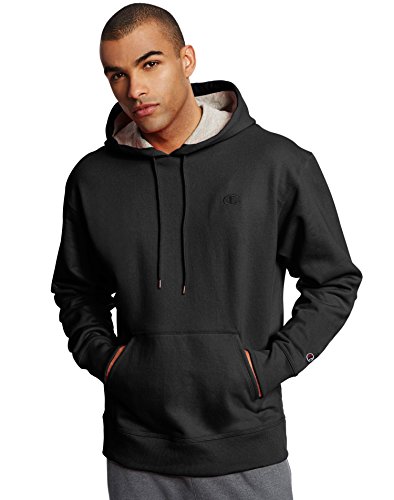 Champion Men's Hoodie, Powerblend, Fleece Striped Sweatshirt for Men (Reg. or Big & Tall)