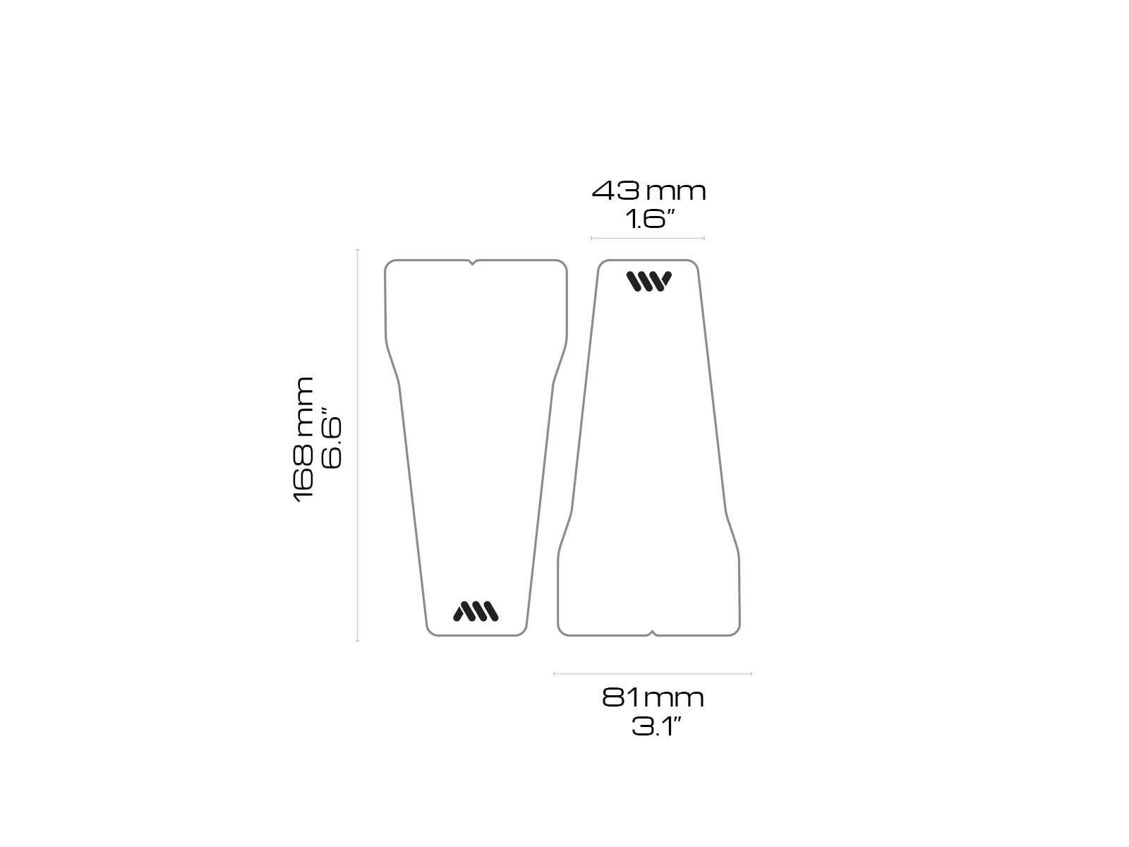 All Mountain Style AMS Honeycomb Bar Guard, Tracks