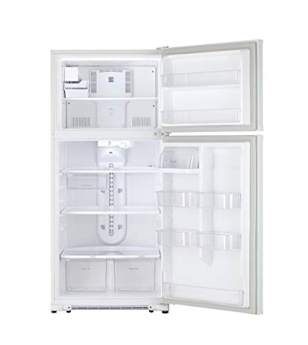 Kenmore 30" Top-Freezer Refrigerator with Ice Maker and 18 Cubic Ft. Total Capacity, White