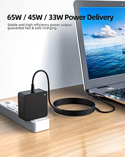 Charger for Asus Laptop, (UL Certified Safety), Round Connector, 65W, 45W, 33W
