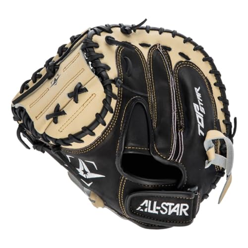 All-Star Top Star Series Catching Mitt - Left Hand Throw, Adult - Baseball Glove, Catchers Mitt