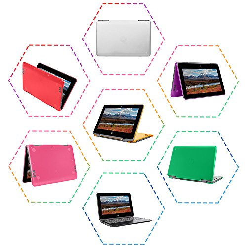mCover Hard Shell Case for 11.6" HP Chromebook X360 11 G1 EE laptops (NOT Compatible with HP C11 G4EE / G5EE / G6EE) (HP CX360 11 G1EE Clear)
