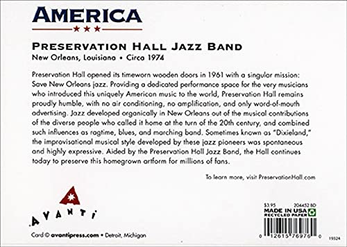 Avanti Press Preservation Hall Jazz Band America Collection Birthday Card for Him : Man