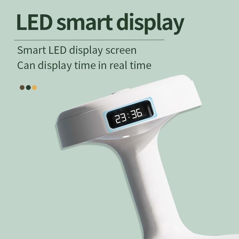Anti Gravity Humidifier with LED Clock Display, Ultrasonic Water Drip Humidifier, Cool Mist Aromatherapy Diffuser, Floating Water Droplet Humidifier, Rain Cloud Diffuser, Levitating Water Drop