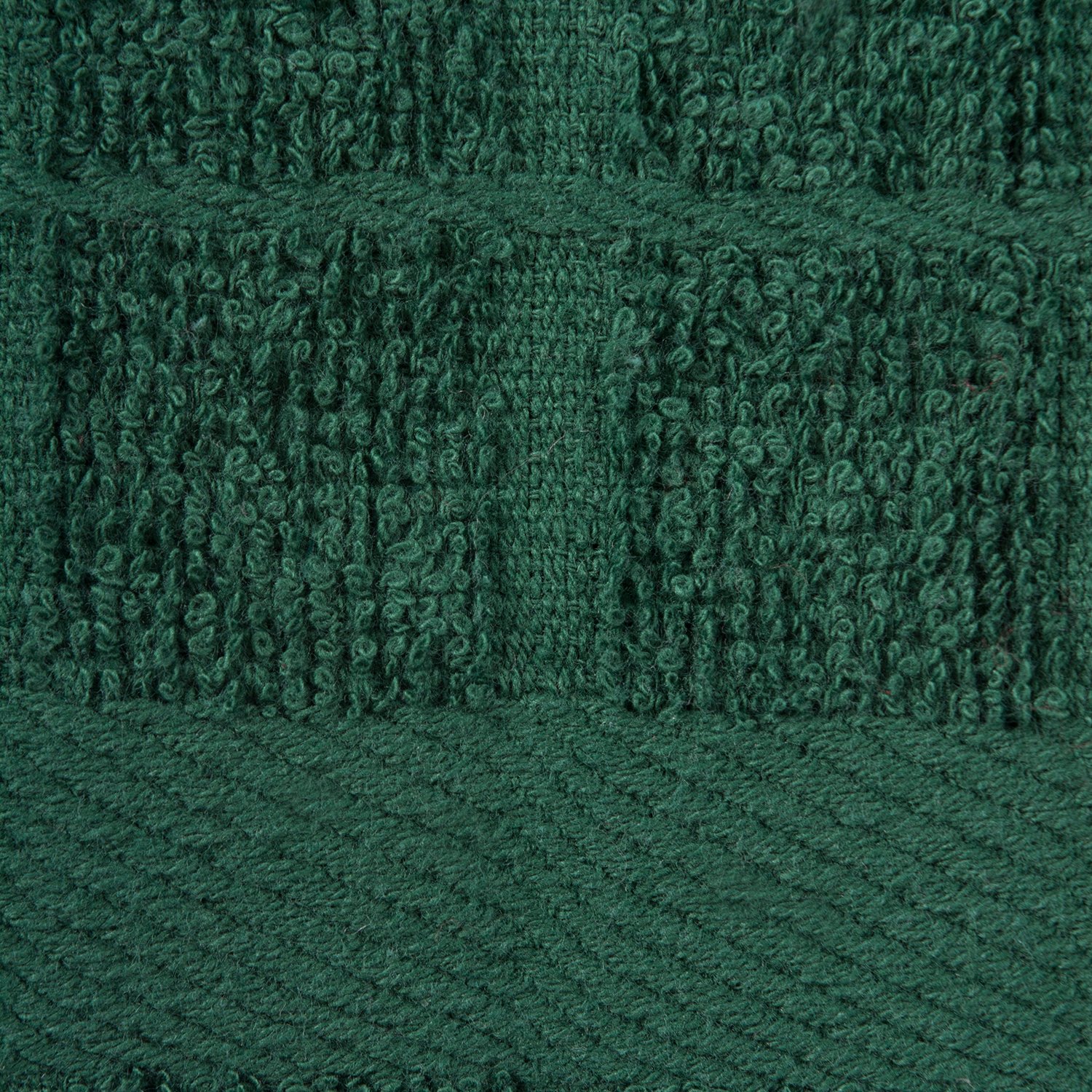 DII Basic Terry Collection Solid Windowpane Dishcloth Set, 12x12, Dark Green, 6 Piece