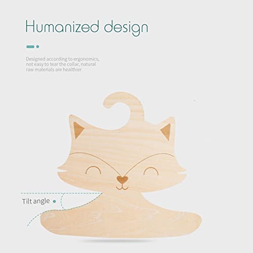 Baby Clothes Hangers - Creative Wooden Baby Hangers for Nursery - Adorable Cartoon Shaped Kids Hangers, Infant Clothes Hangers for Newborn Toddler Unisex Nursery Closet Organizer Set Jmd-us