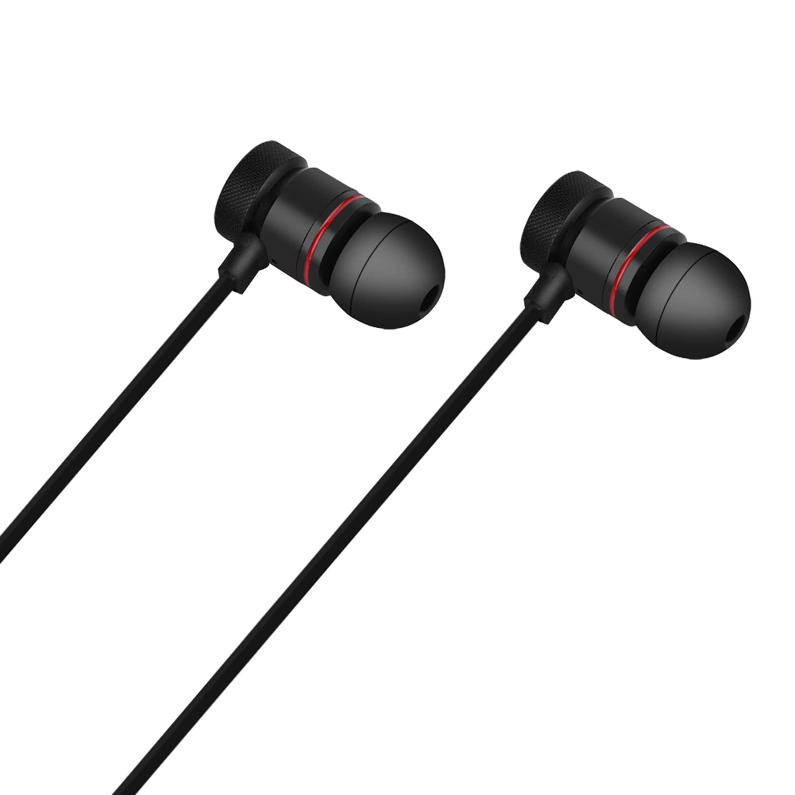 Agatige Bluetooth Headphones Neckband, Stereo Magnet Wireless Bluetooth Sports Earphone Headset Headphone for iPhone Android Sports Gaming and Music Handsfree(黑色)
