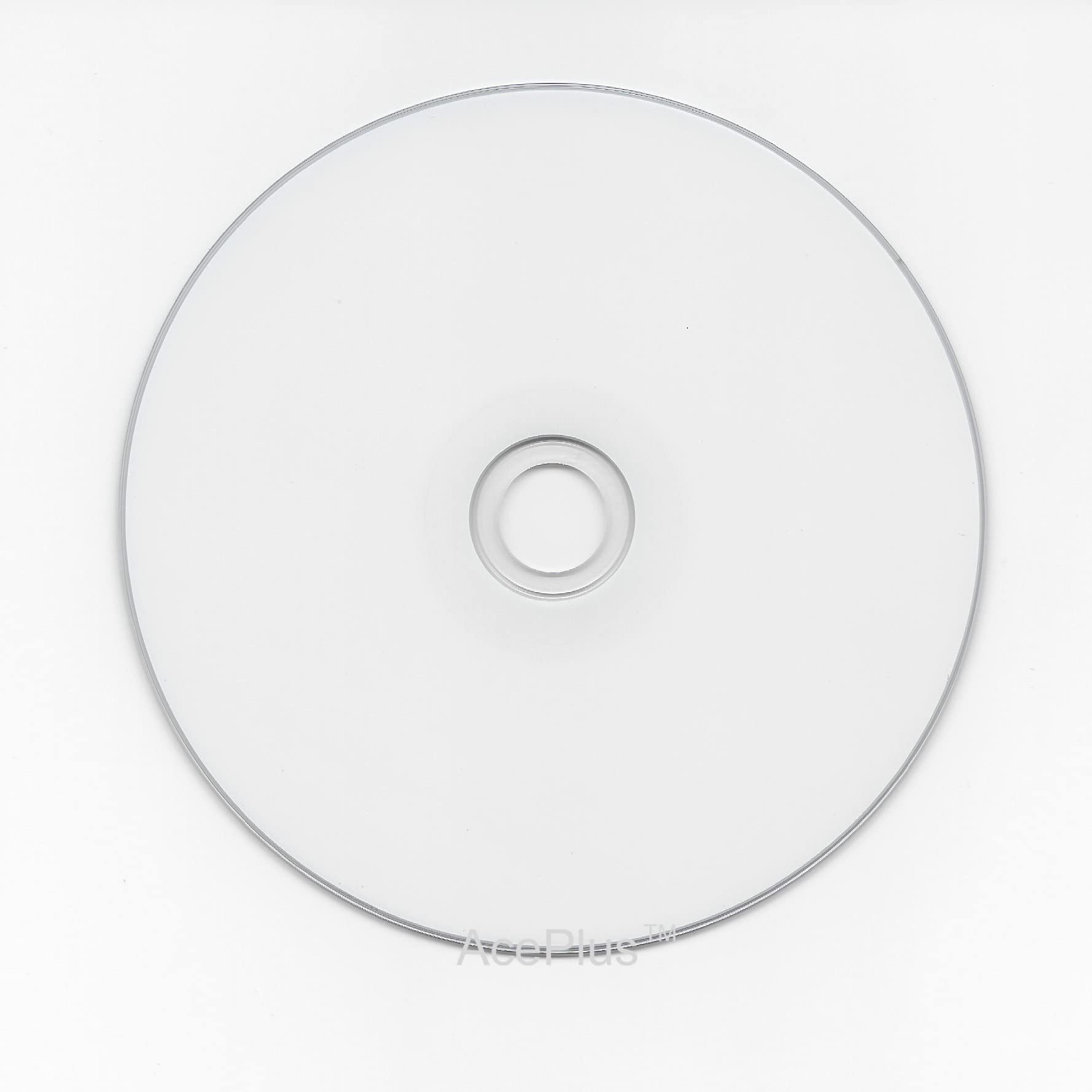 AcePlus 100 White Inkjet Printable DVD-R Recordable Discs with 16x Recording Speed and 4.7 GB of Data (100-pk Cakebox)
