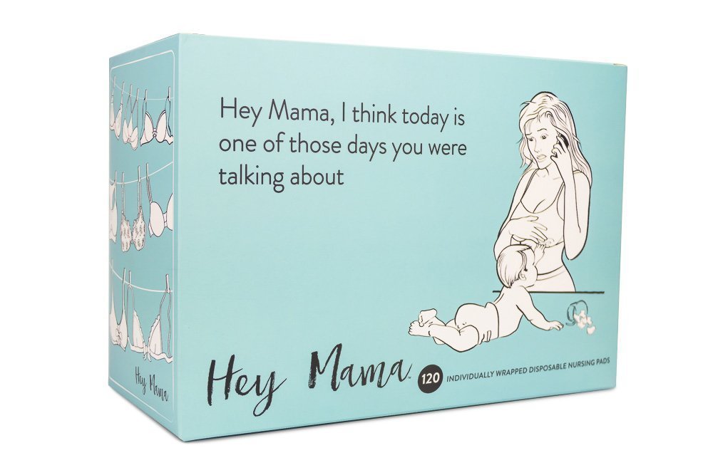 Hey Mama Disposable Nursing Pads - (120) Super Absorbent, Ultra Comfortable & Individually Wrapped