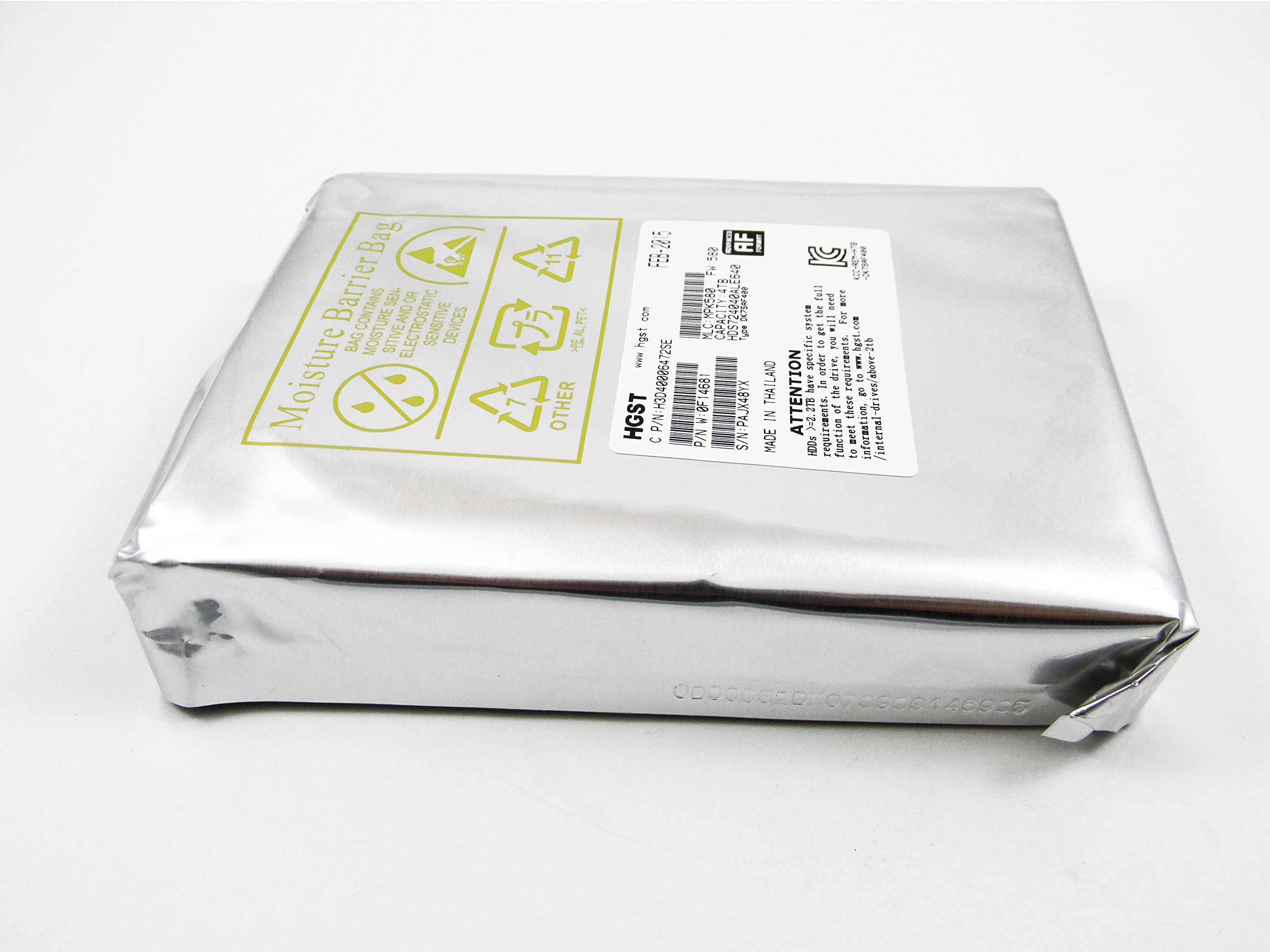 HGST Deskstar HDS724040ALE640 0F14681 7K4000 4TB 7.2K RPM 64MB SATA Internal HDD