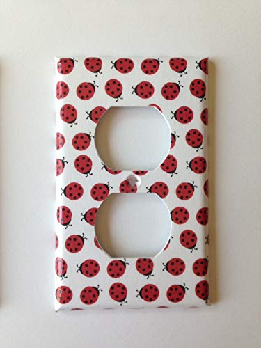 Ladybug Light Switch Plate Cover Various Sizes Offered