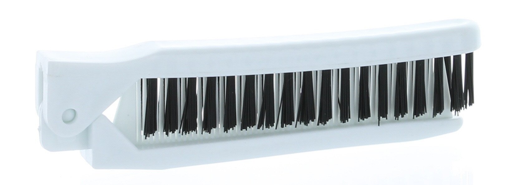 Folding Compact Travel Pocket HAIR BRUSH/COMB, 1 Red 1 White by Le Salon