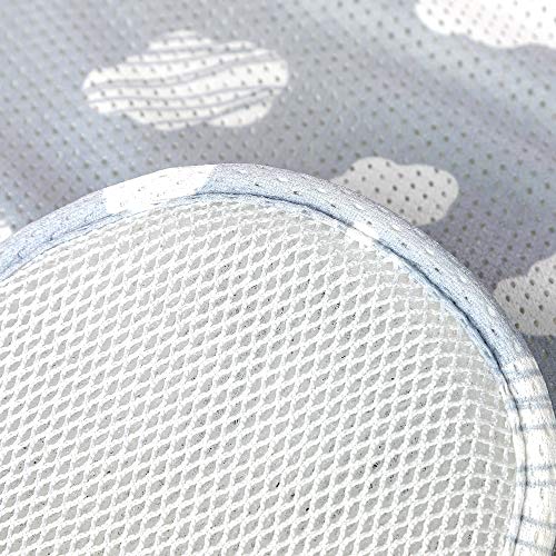 Agibaby 3D Mesh Stroller Liner Infant/Baby | Cushion| Pad| Seat Insert for Carseat (Cloud - Baby Size)