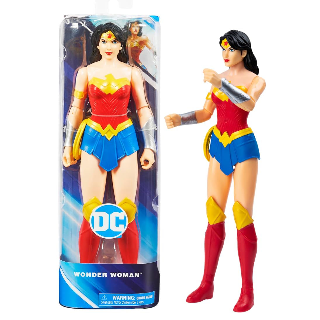 DC Comics 12-Inch Wonder Woman Action Figure, Kids Toys for Boys and Girls