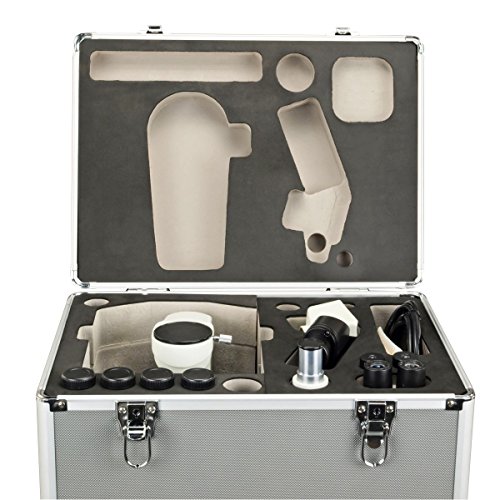 OMAX 40X-2500X USB3 5MP Digital Lab Trinocular LED Compound Microscope with Aluminum Carrying Case