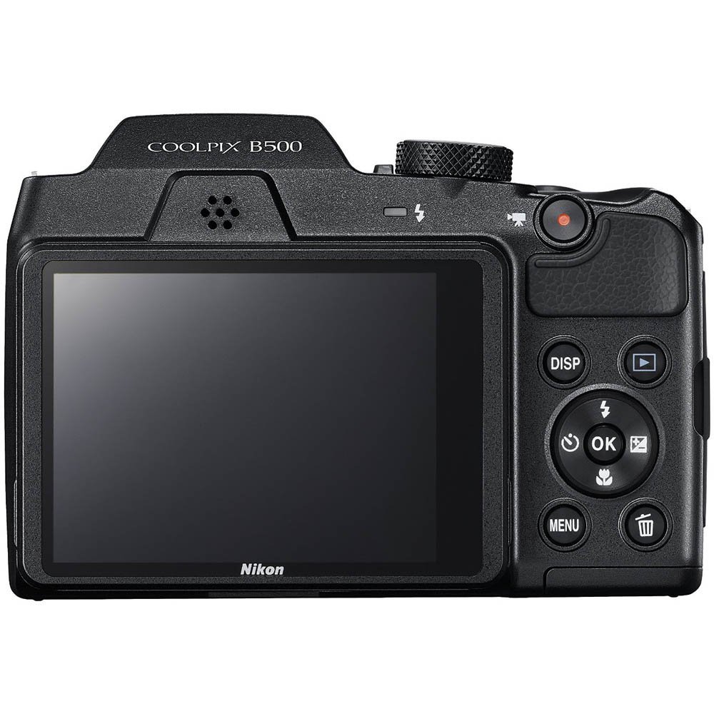 Nikon COOLPIX B500 16MP 40x Optical Zoom Digital Camera with Built-in Wi-Fi Black Bundle with 16GB SDHC High Speed Memory Card and Camera Bag for DSLR