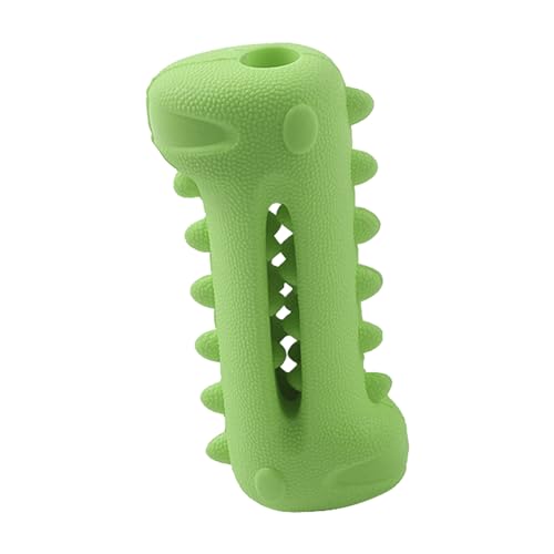 Axfbim Treat Dispensing Dog Toys, Dog Toothbrush Stick Dental Care Teeth Cleaning Toys, Indestructible Dog Chew Toys, for Large Medium Breed Dog, Durable Dog Toys (B)